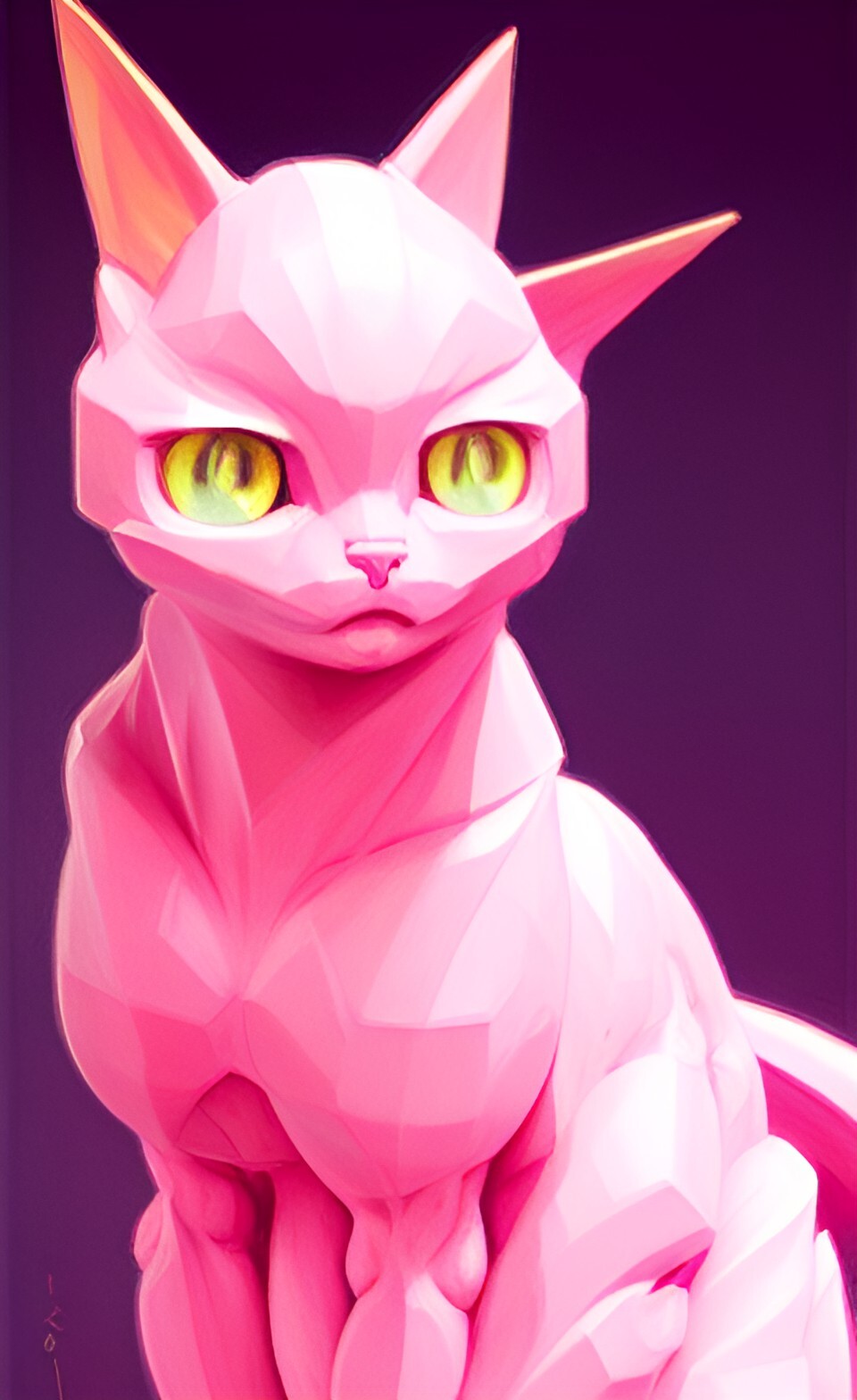 ArtStation - 1074 pink pokemon cat sad 800 jpg pack wombo art | Artworks