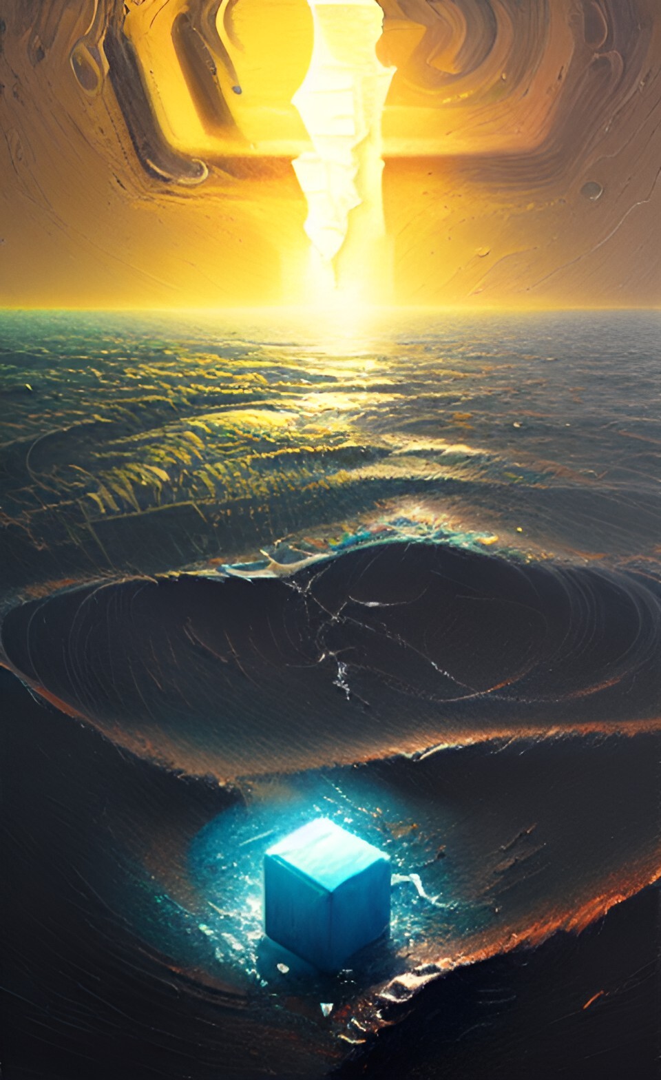 ArtStation - 1077 alien cube 4400 jpg pack wombo art | Artworks