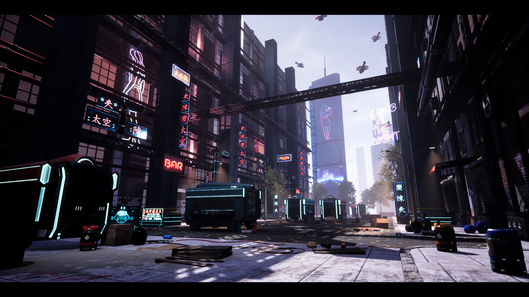ArtStation - Cyberpunk Environment MegaBundle / 10 packs in 1 | Game Assets