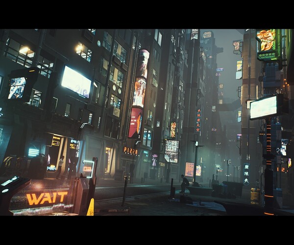 ArtStation - Cyberpunk Environment MegaBundle / 10 packs in 1 | Game Assets
