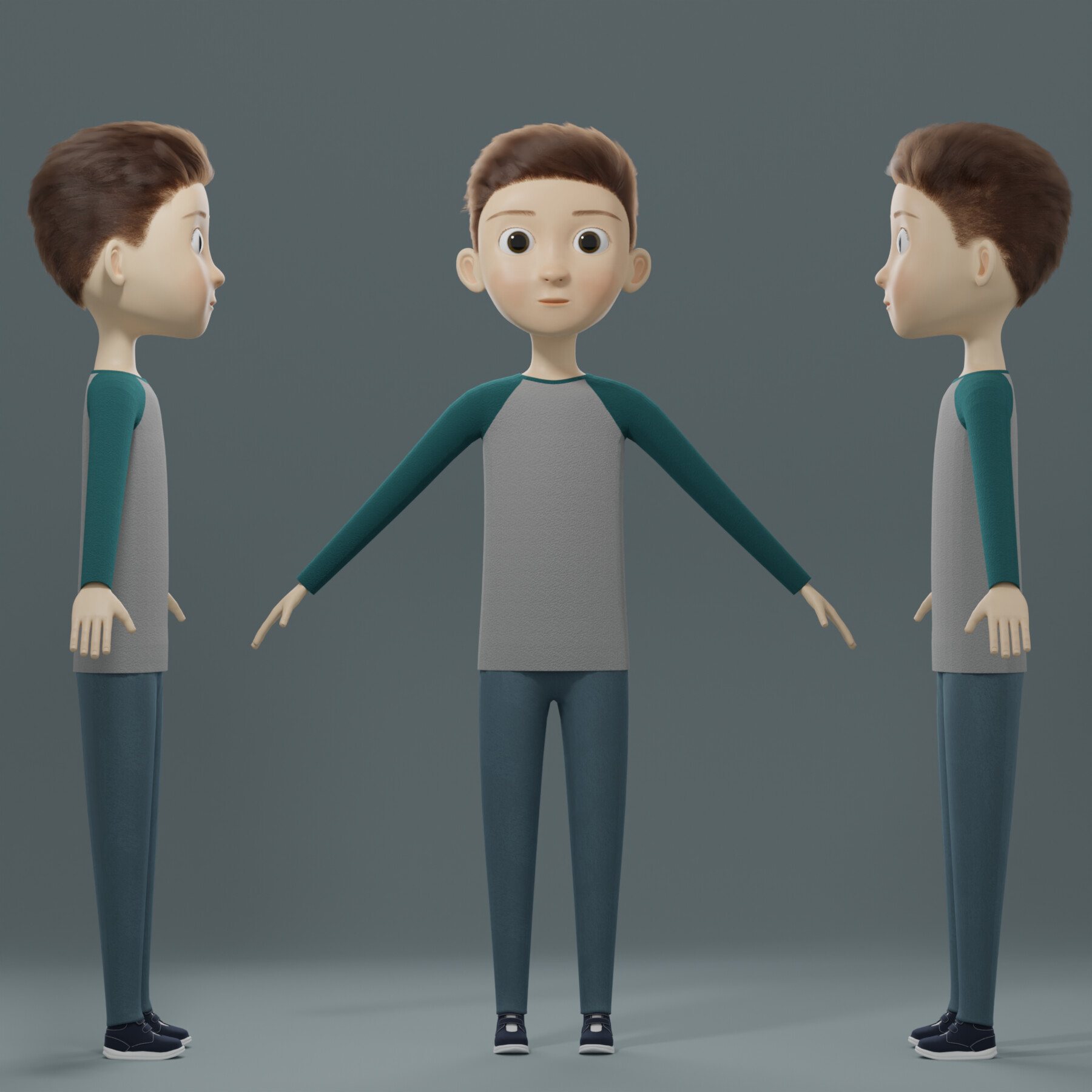 ArtStation - cartoon character boy | Resources