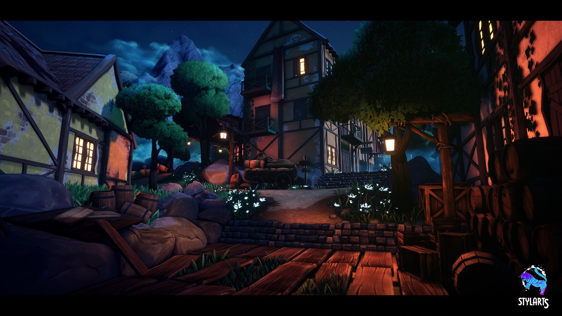 ArtStation - Modular Stylized Village | Game Assets