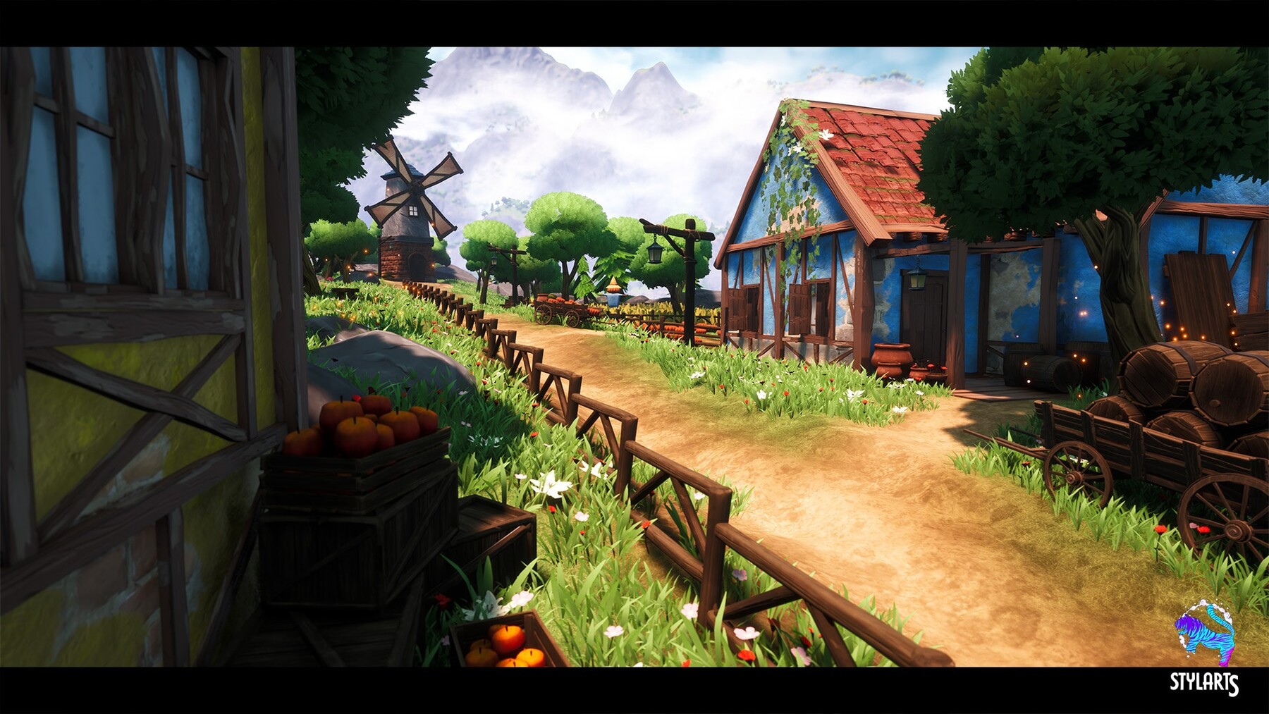 ArtStation - Modular Stylized Village | Game Assets