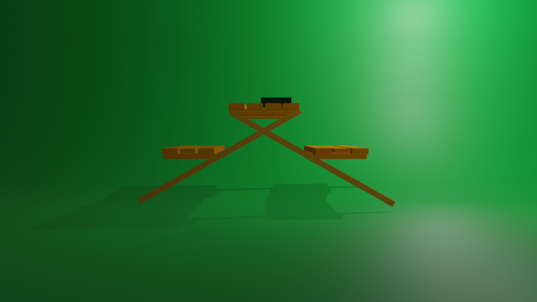 ArtStation - PICNIC TABLE LOW POLY 3D MODEL | Game Assets