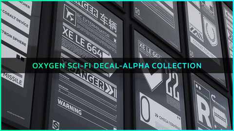 ArtStation - Oxygen Alpha-Decal Maps Pack Series - 55 Unique Alpha ...