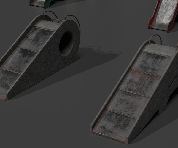 ArtStation - Slides For Playground | Game Assets