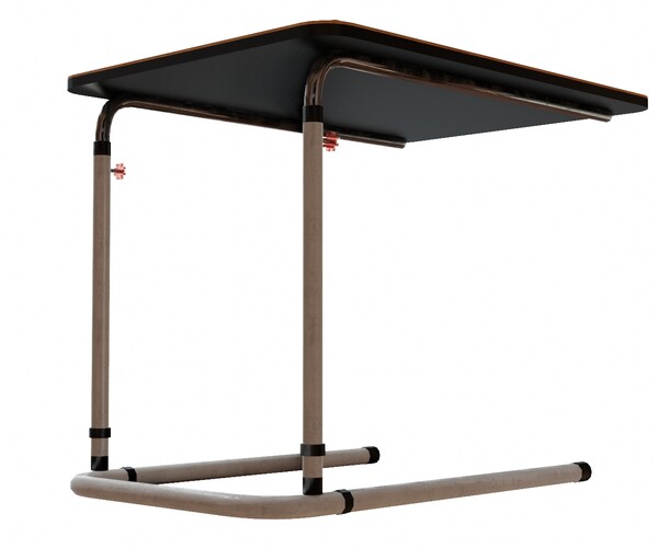 ArtStation - Overbed Table 3D Model | Game Assets