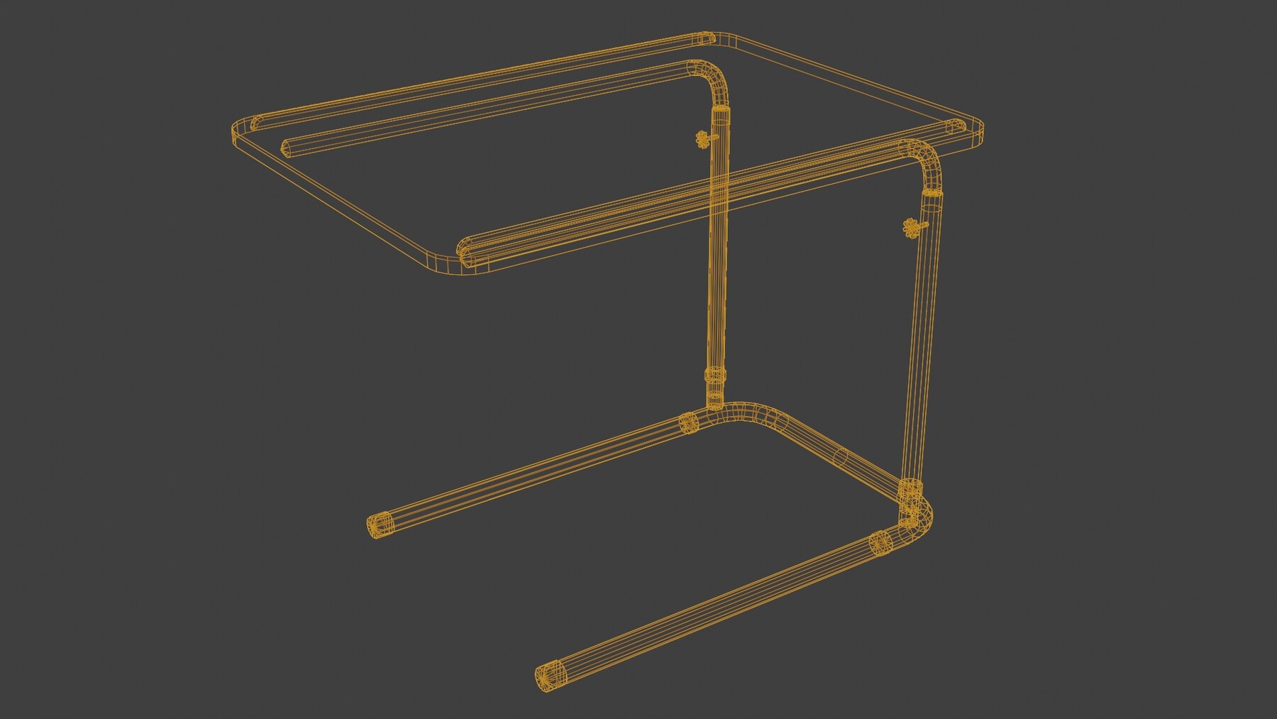 ArtStation - Overbed Table 3D Model | Game Assets