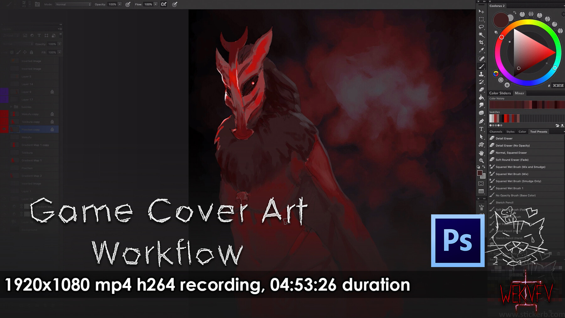 ArtStation - Game Cover Art Workflow - Photoshop | Tutorials