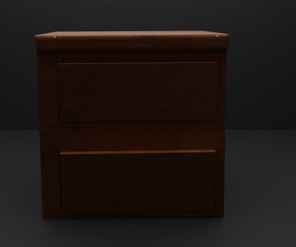 ArtStation - Bedside table | Game Assets