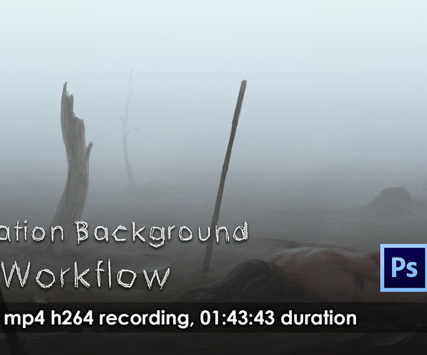 ArtStation - Animation Background - Photoshop Workflow | Tutorials
