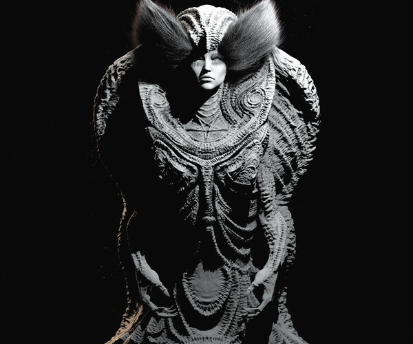 ArtStation - Lilith Base Mesh 3D Model - High-Quality ZBrush Character ...