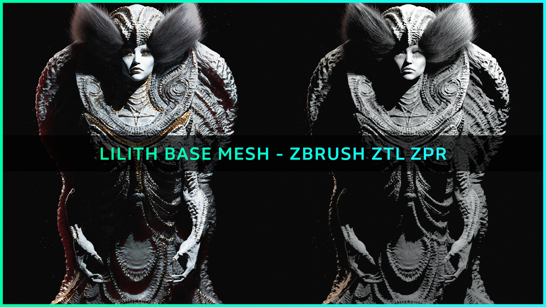 SFDEMIR - Lilith Base Mesh 3D Model - ZTL ZPR