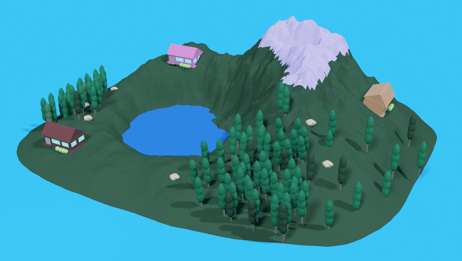 ArtStation - Low Poly Island | Game Assets