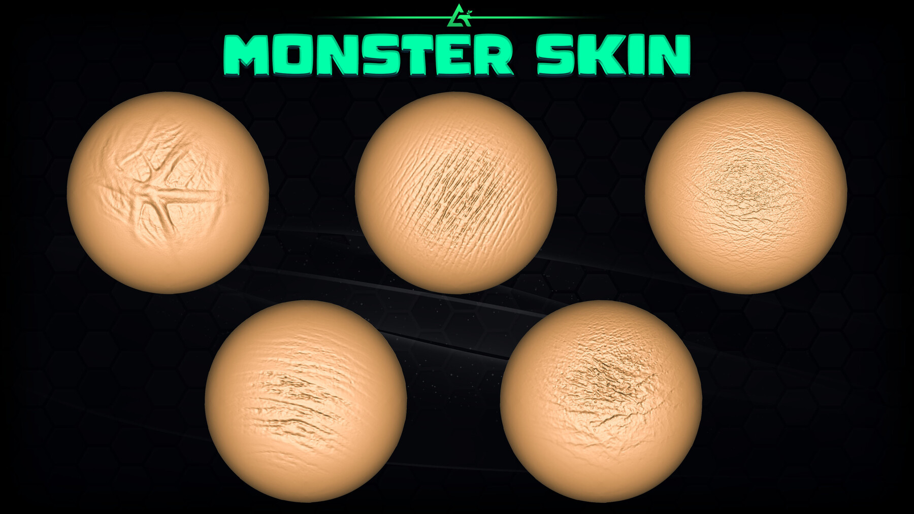 ArtStation - 25 Monster Skin Kit VDM ZBrush Brush V1 | Brushes