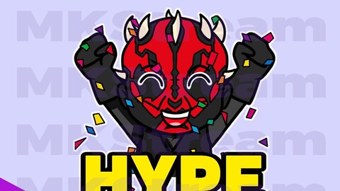ArtStation - Twitch emotes star wars mandalorian baby yoda hi | Artworks