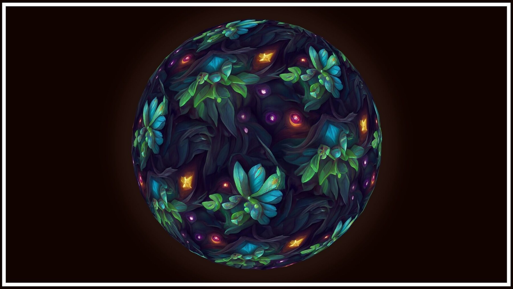 ArtStation - Dark Forest Flowers: 20 TEXTURES (Hand-painted, Tileable ...