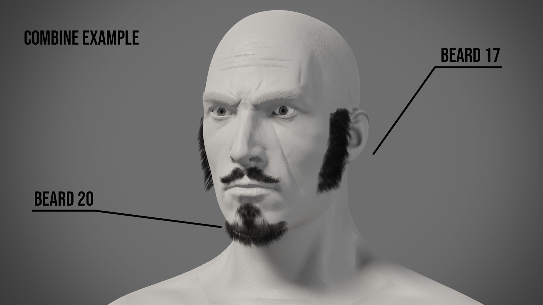 ArtStation - Professional Realtime Beard Collection | Resources