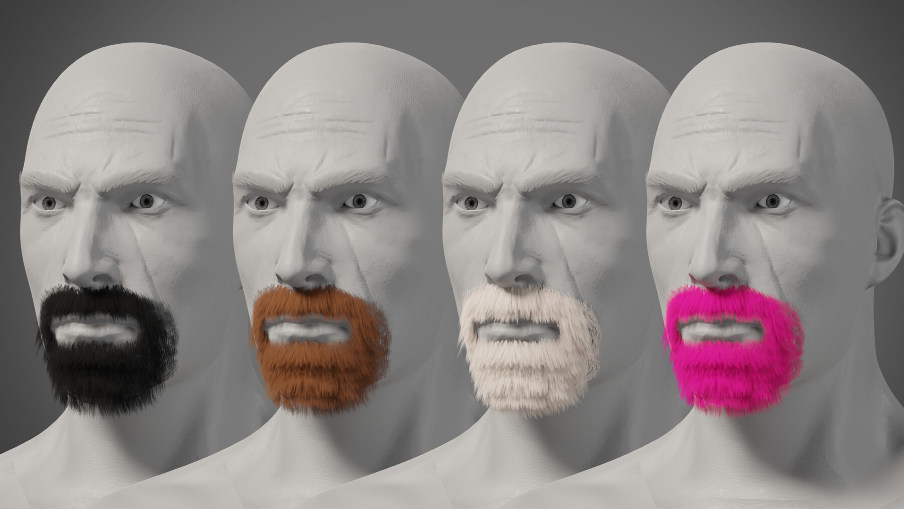 ArtStation - Professional Realtime Beard Collection | Resources