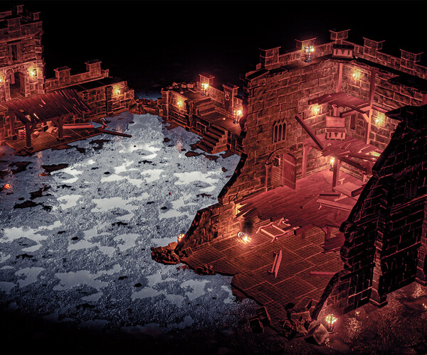 ArtStation - Castle Ruine props | Game Assets