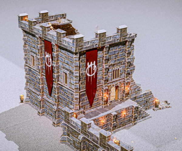 ArtStation - Castle Ruine props | Game Assets
