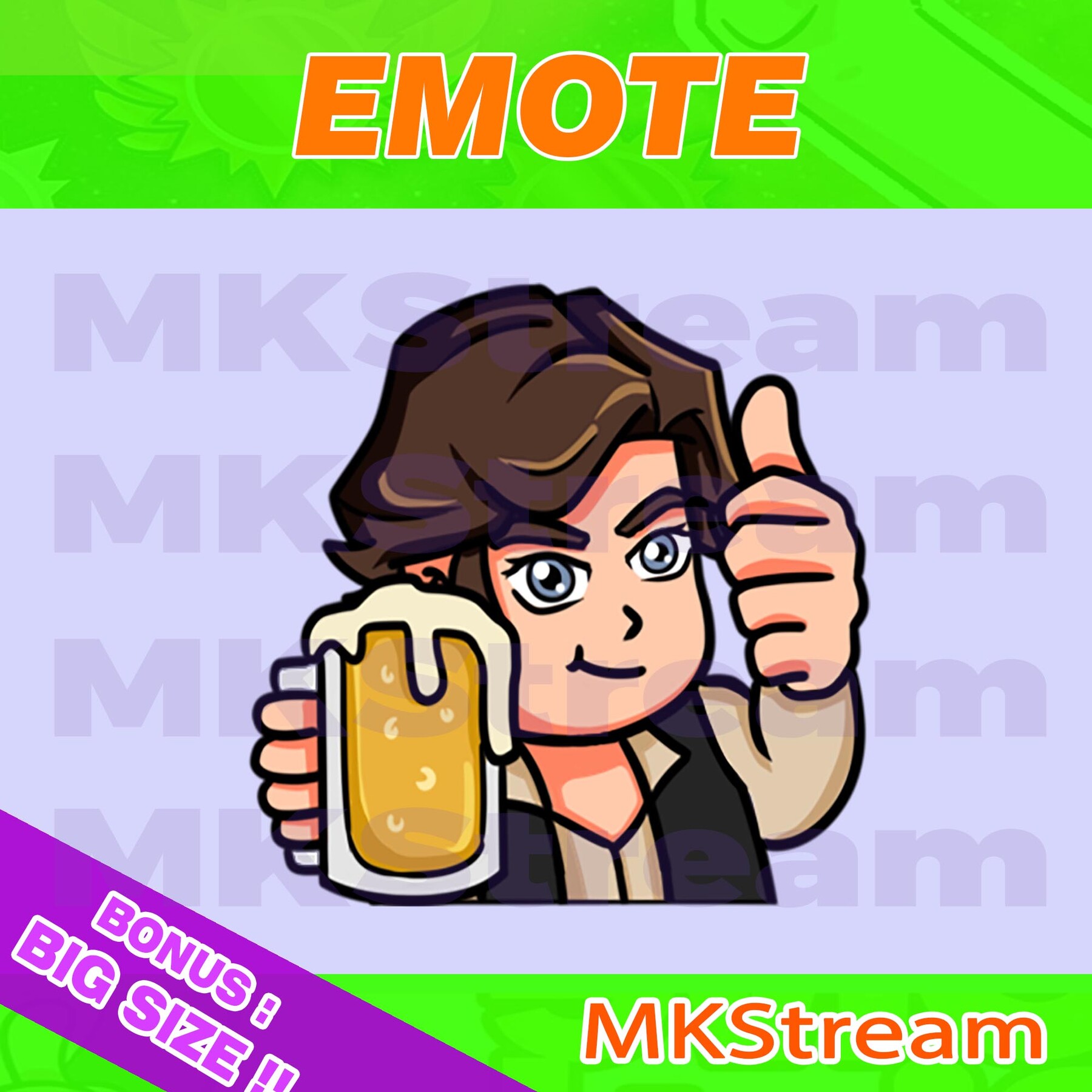 ArtStation - Twitch emotes star wars han solo cheers | Artworks