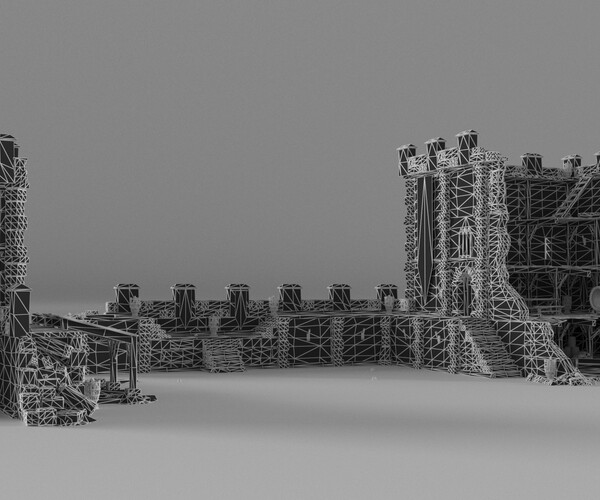 ArtStation - Castle Ruine props | Game Assets