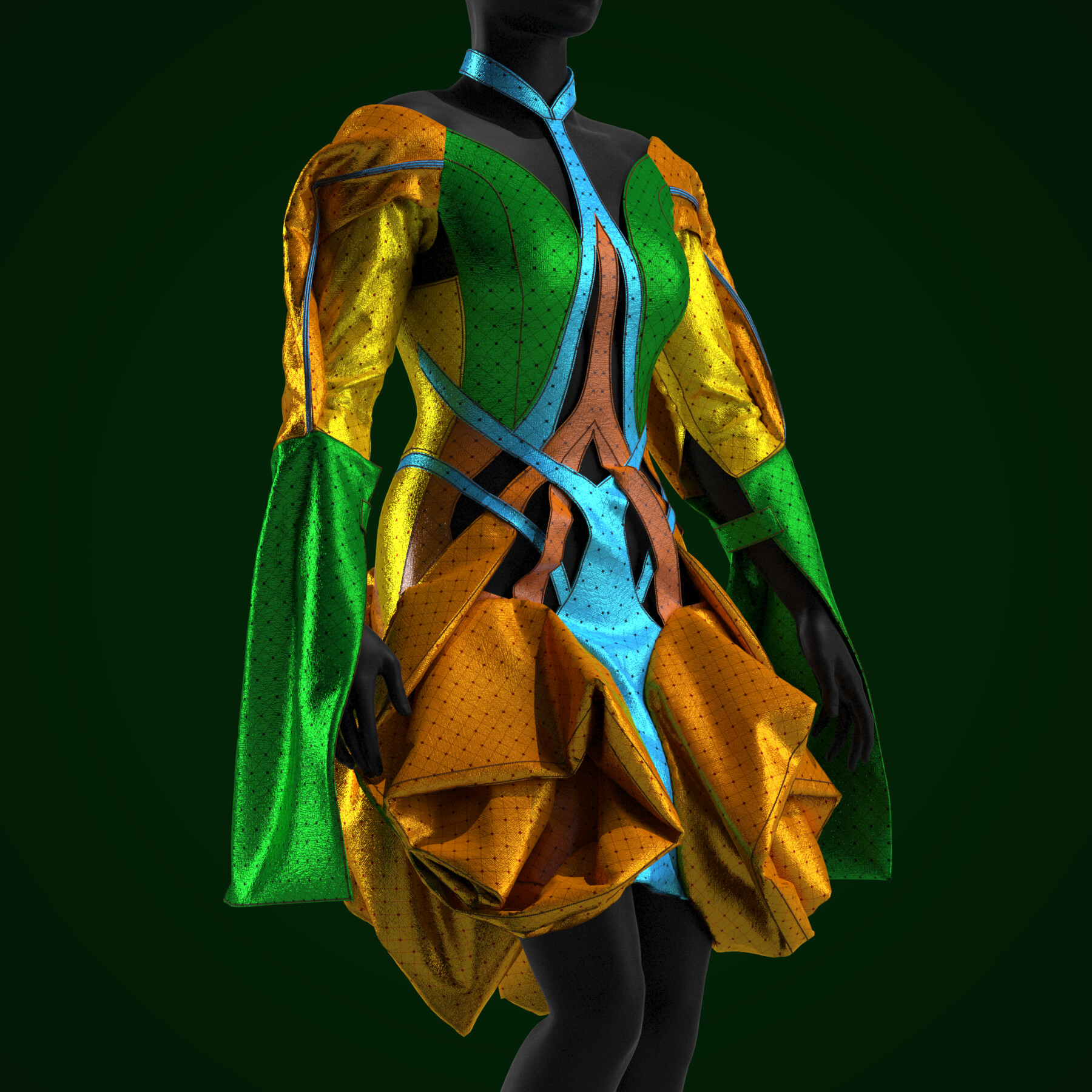 ArtStation - 3D Garment Sketch design sample ideas-I | Game Assets