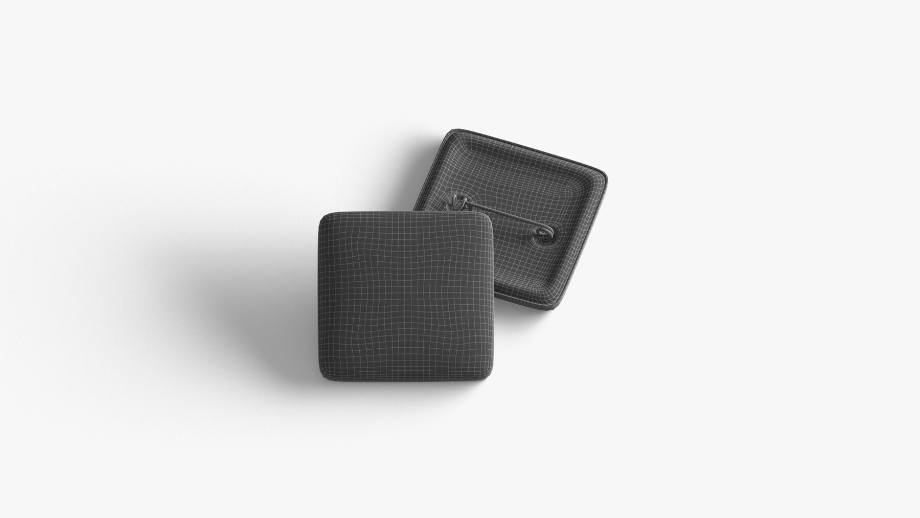 ArtStation - White Square Button Badge - plastic clutch pin | Resources