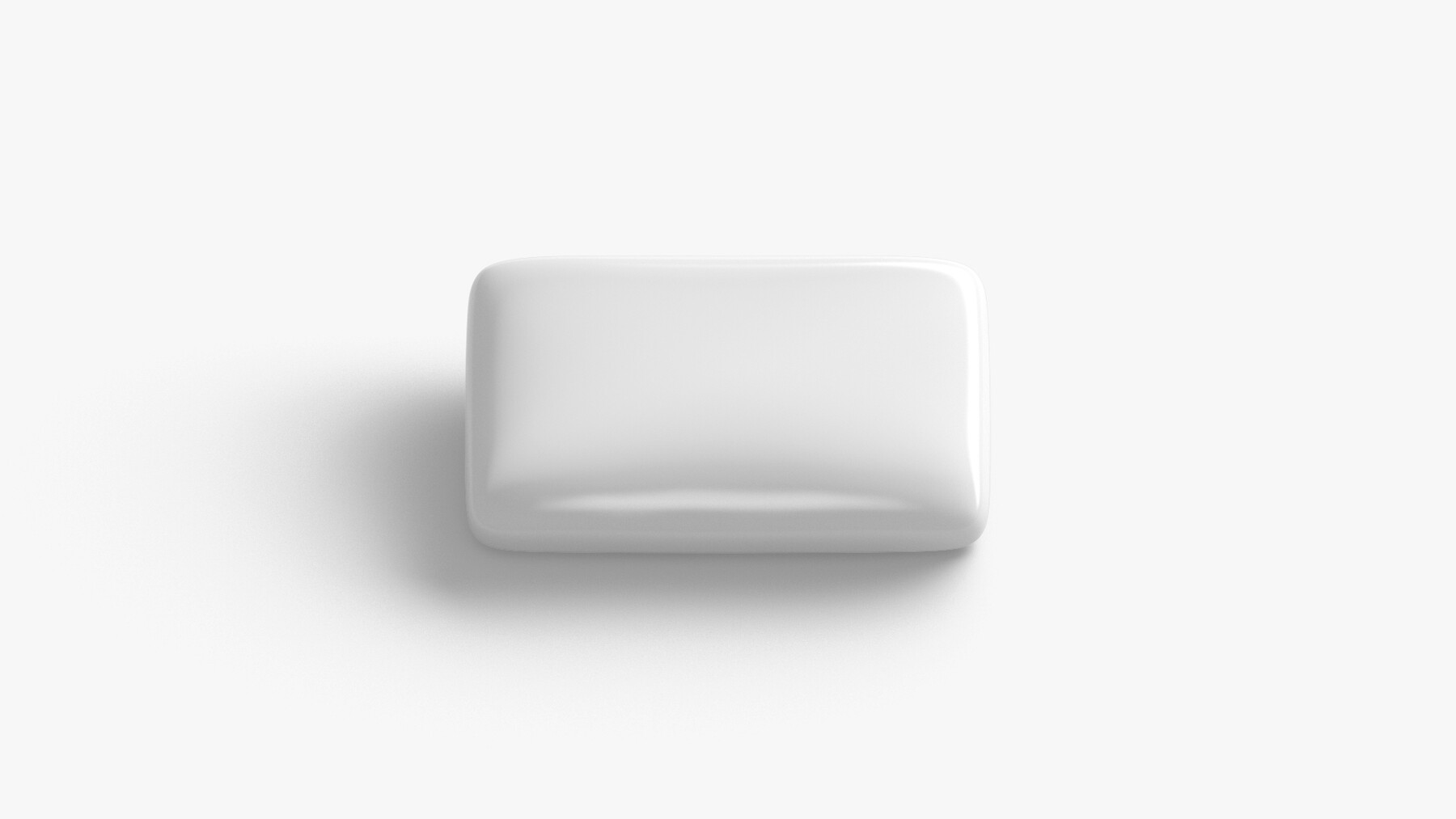 ArtStation - White Rectangular Button Badge - plastic clutch pin ...