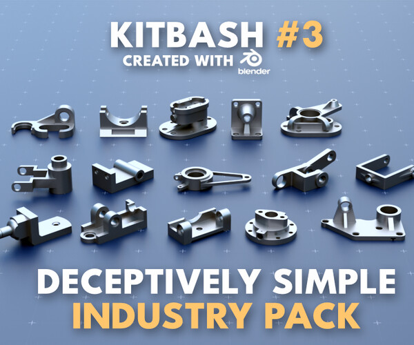 ArtStation - Simple Industry Kitbash Bundle #1 | Resources