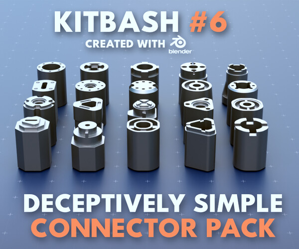 ArtStation - Simple Connector Kitbash #6 | Resources