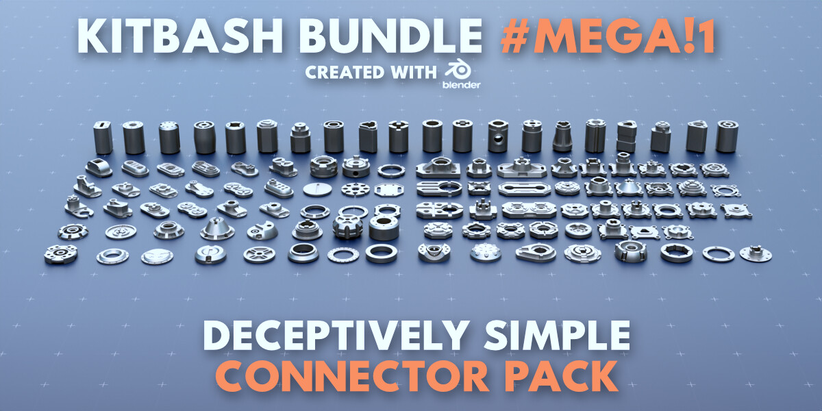 ArtStation - Simple Industry Kitbash Bundle #Mega!1 | Resources
