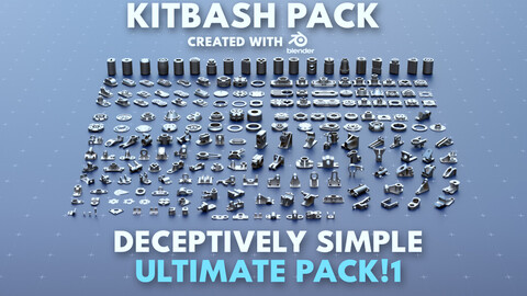 ArtStation - Simple Industry Kitbash Bundle #Mega!1 | Resources