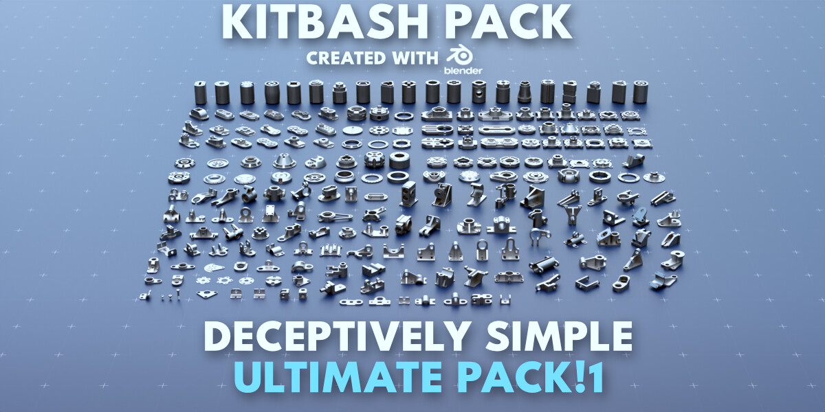 ArtStation - Simple Kitbash Bundle #Ultimate!1 | Resources
