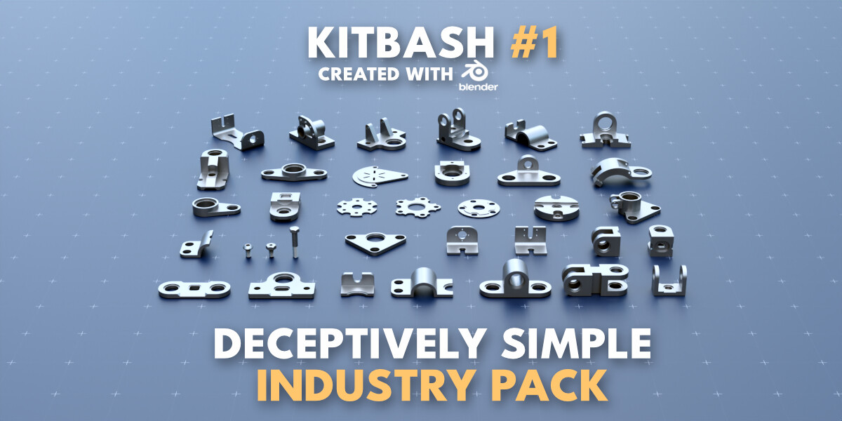ArtStation - Simple Kitbash Bundle #Ultimate!1 | Resources
