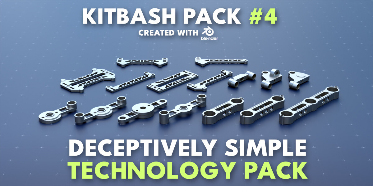 ArtStation - Simple Technology Kitbash #4 | Resources