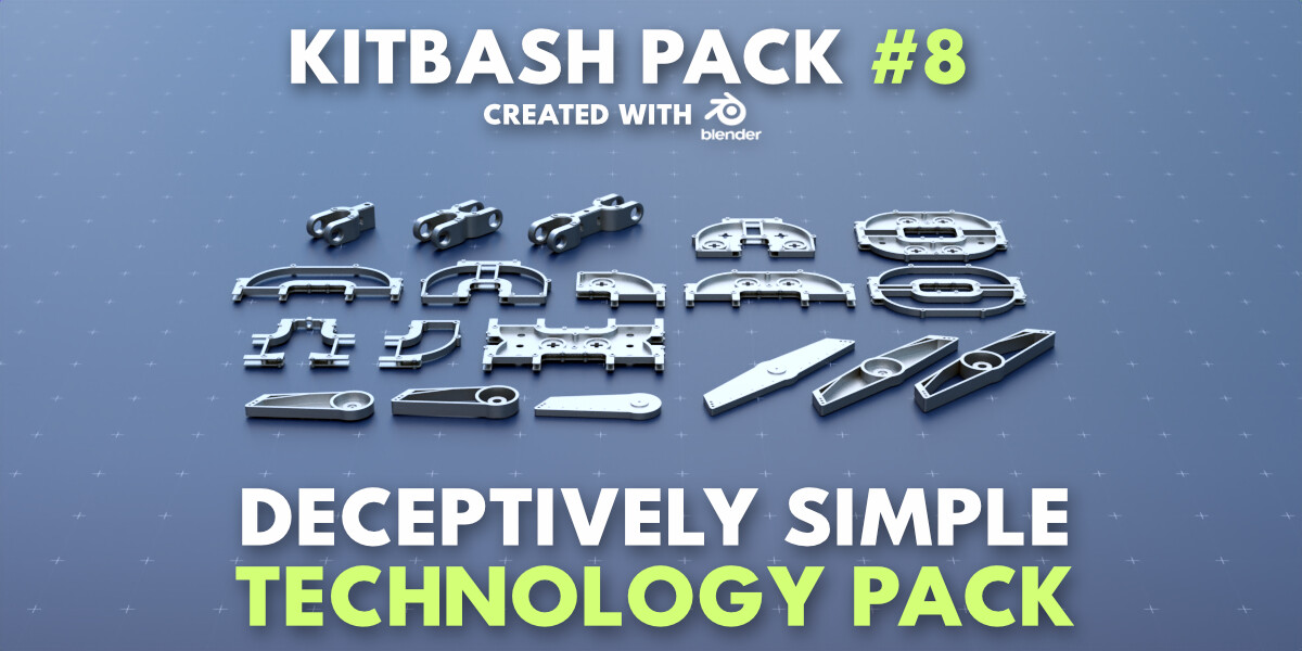 ArtStation - Simple Technology Kitbash #8 | Resources