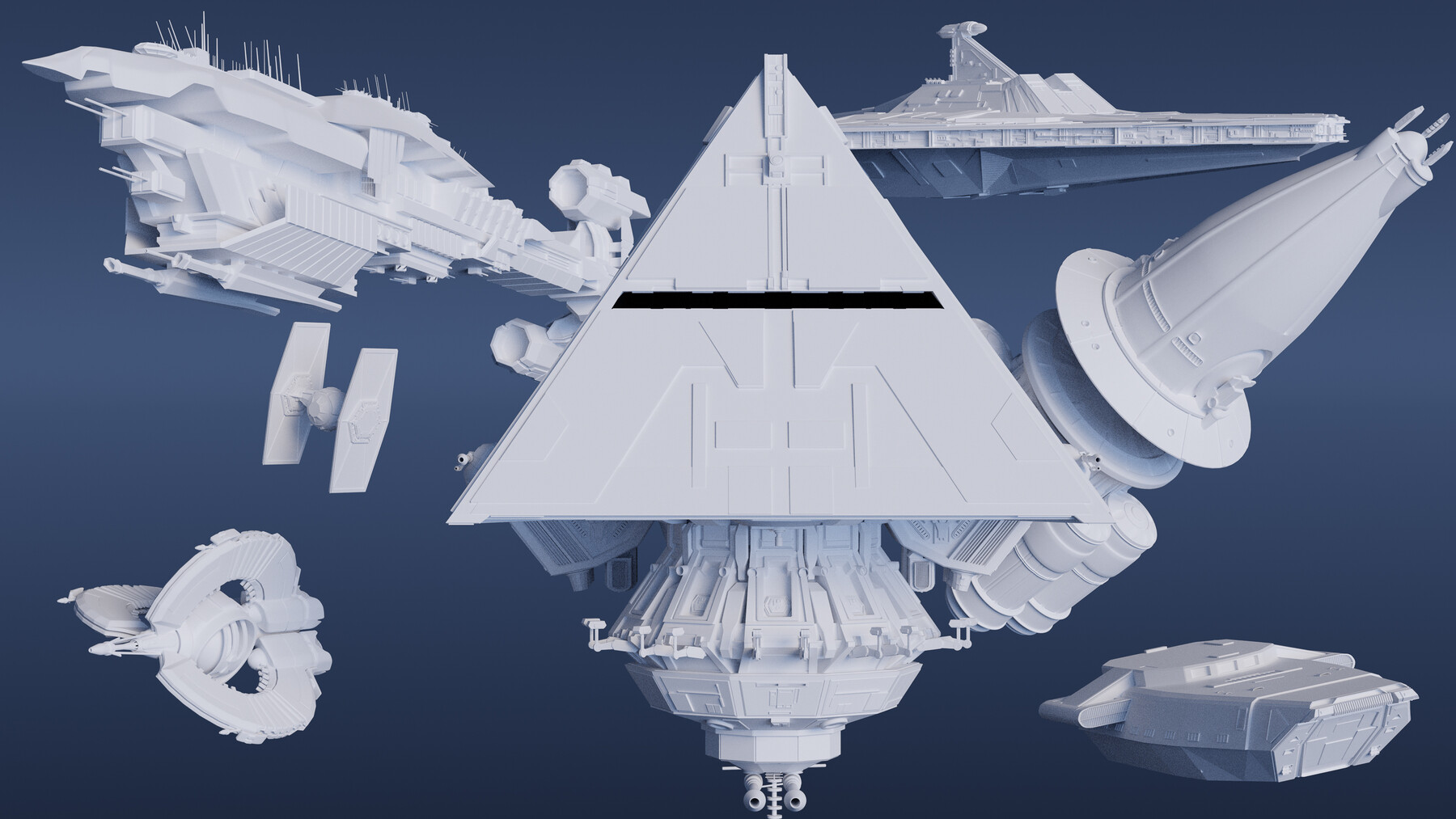 ArtStation - Star Wars Spaceship Pack | Game Assets