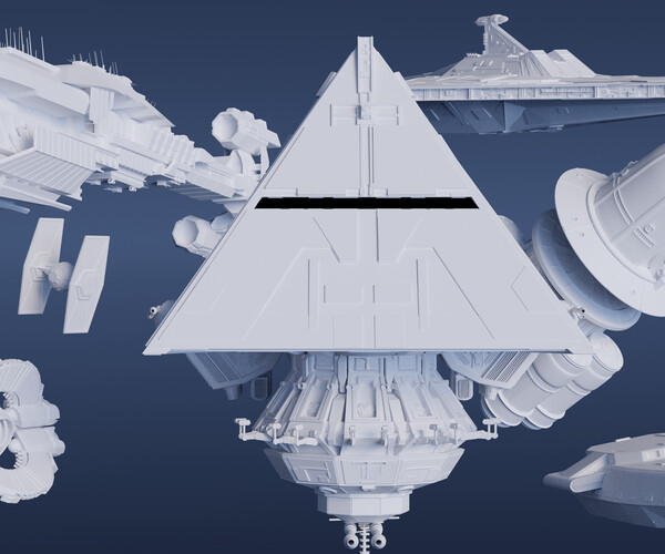 ArtStation - Star Wars Spaceship Pack | Game Assets