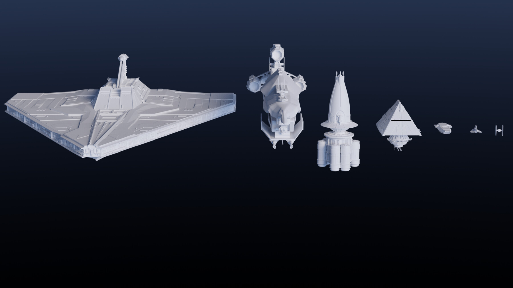 ArtStation - Star Wars Spaceship Pack | Game Assets