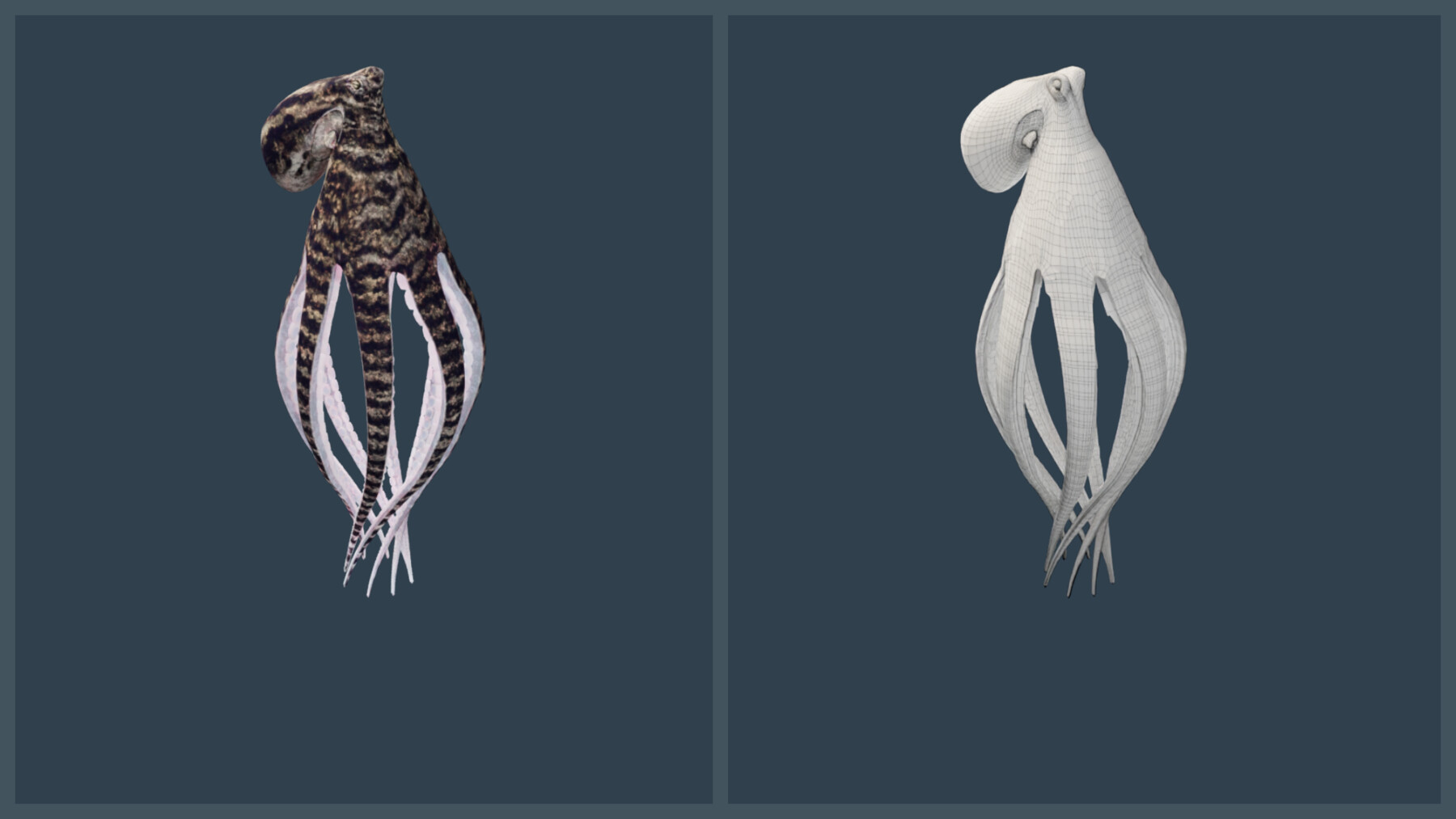 ArtStation - Animated Octopus- Mimic | Game Assets