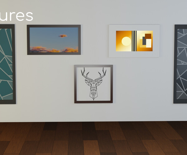 ArtStation - Polygon Living room | Game Assets