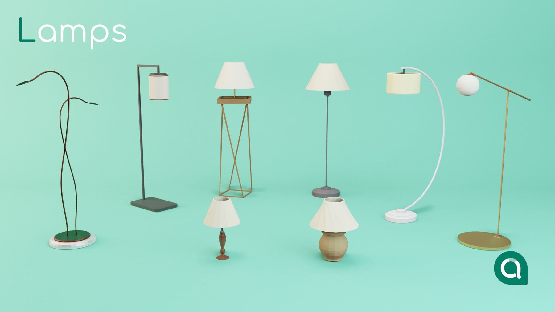 ArtStation - Polygon Living room | Game Assets