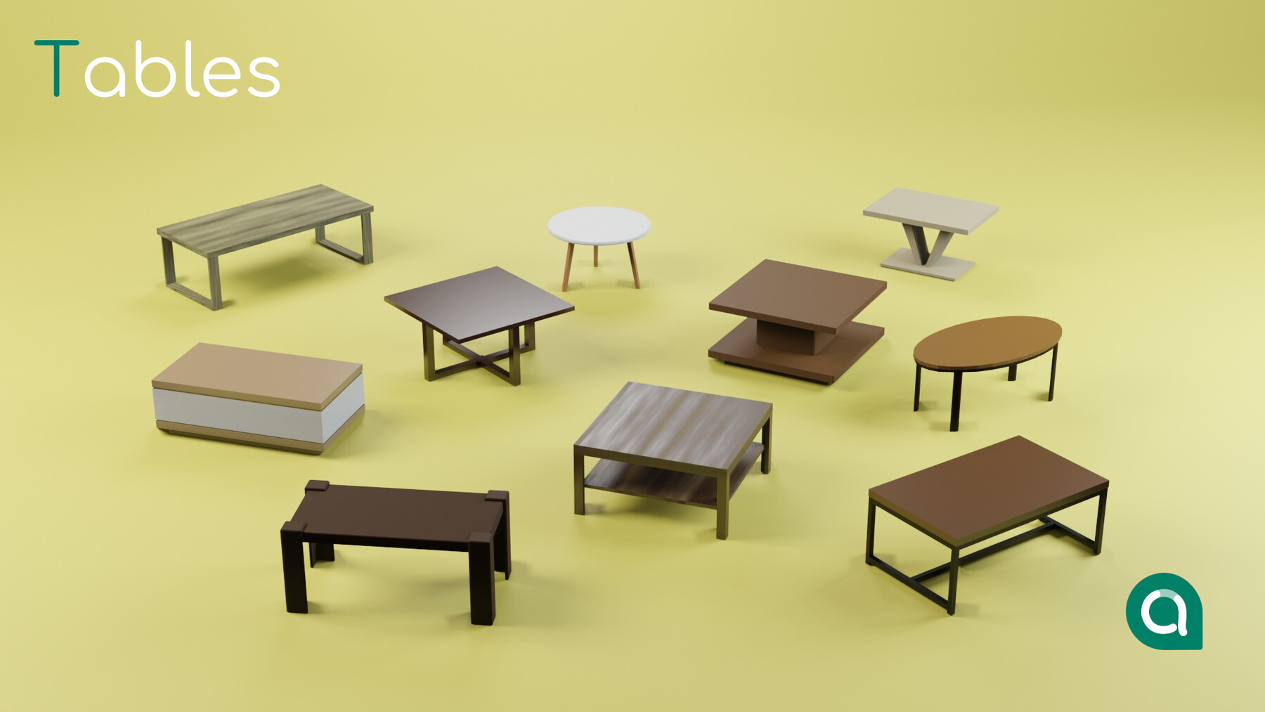 ArtStation - Polygon Living room | Game Assets