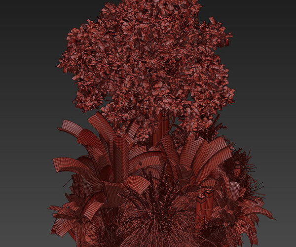 ArtStation - Collection plant vol 418 - leaf - outdoor - garden - 3dmax ...