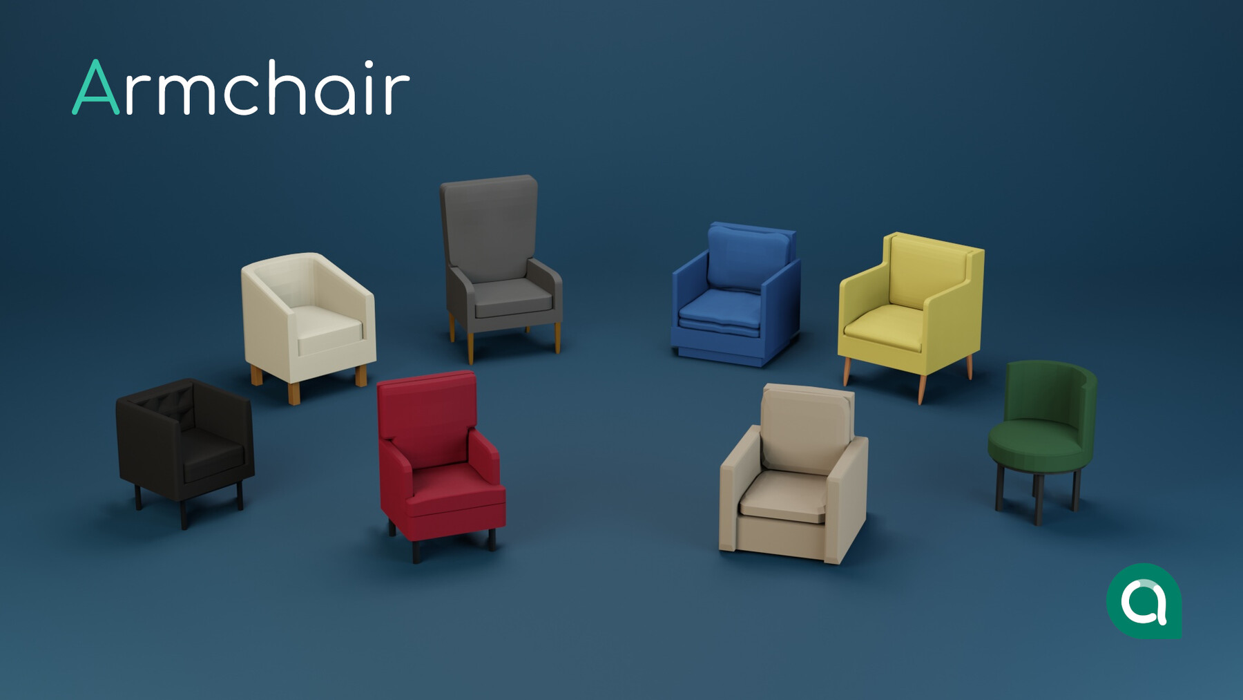 ArtStation - Polygon Living room | Game Assets