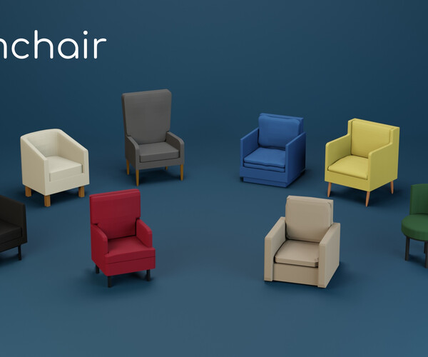 ArtStation - Polygon Living room | Game Assets