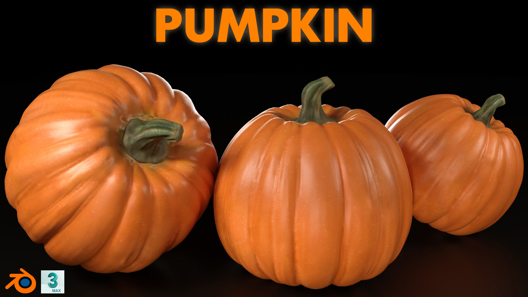 ArtStation - Pumpkin 3D MODEL | Resources