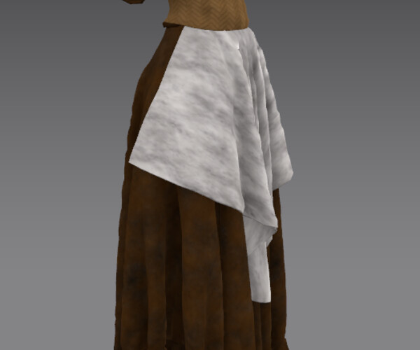 ArtStation - medieval commoner waitress dress | Resources
